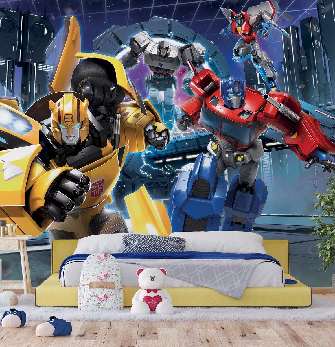 Transformers Theme Boys Bedroom Color