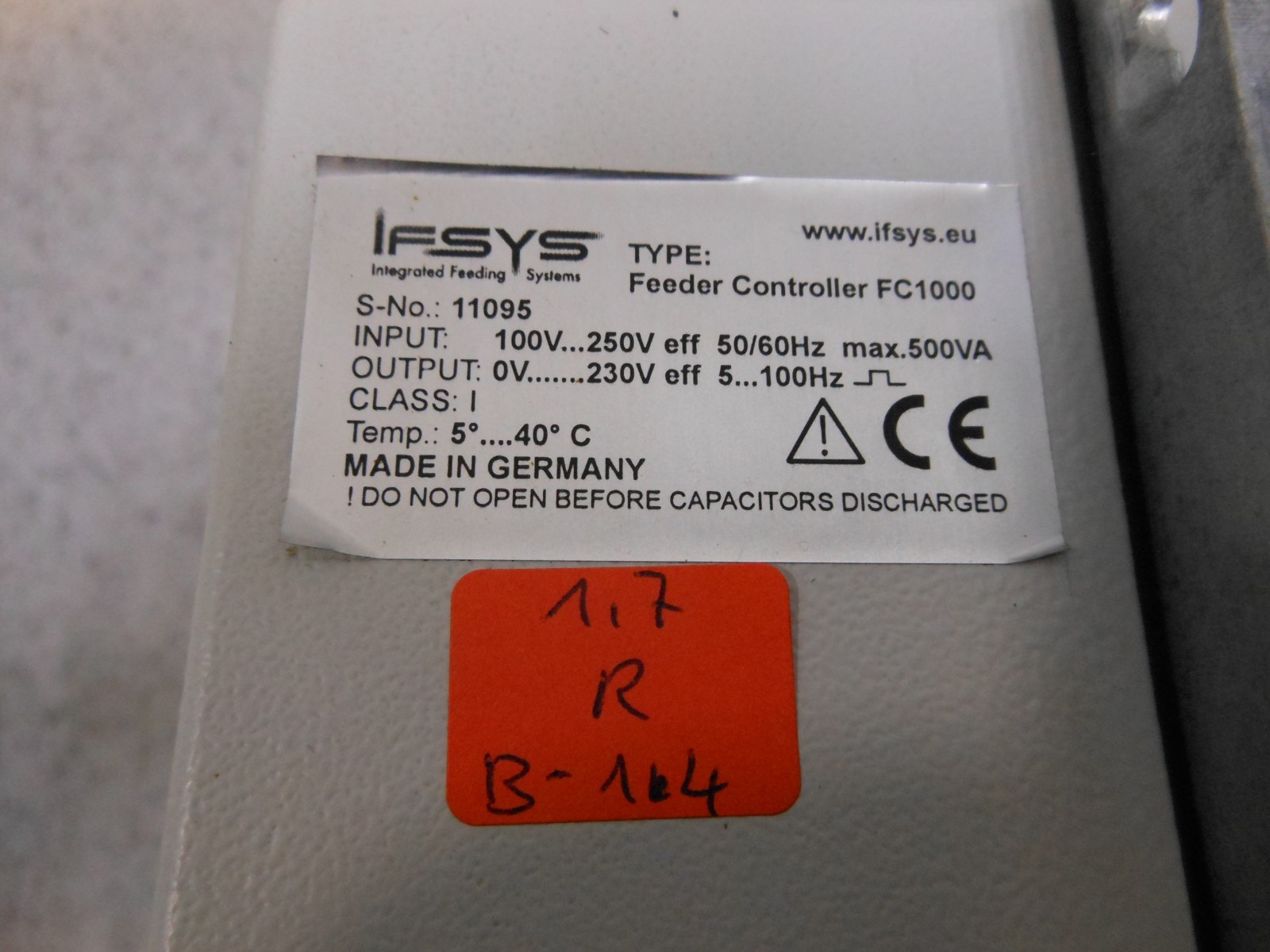 IFSYS, Feeder Controller FC1000, Zufuhr-Kontrollsteuerung FC 1000 | eBay.de