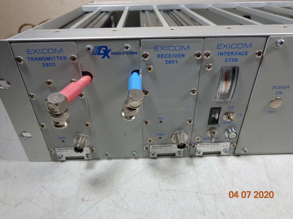 DX RADIO SYSTEMS EXICOM SR210/SR310 VHF UHF RADIO LINK REPEATER 19 ...