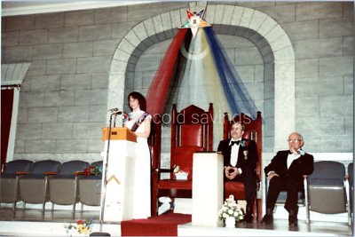 Vintage 1980s Found Photo - Order Of Eastern Star Formal Award Ceremony ...