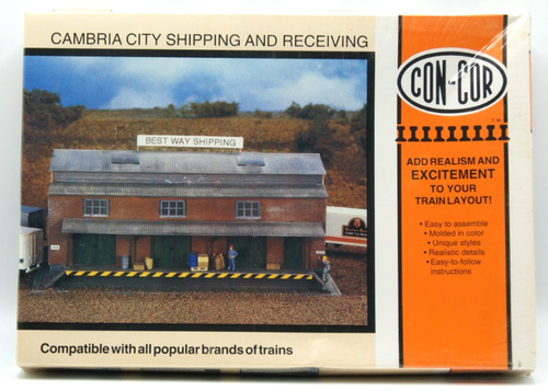 Con-Cor N Scale - Cambria City Shipping and Receiving Building - New In ...