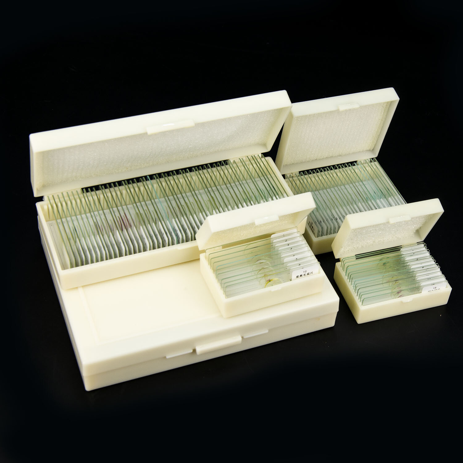 10pcs-200pcs Glass Prepared Microscope Slides Specimen for Lab ...
