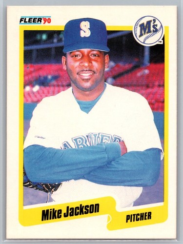 Mike Jackson 1990 Fleer BASEBALL #517 Seattle Mariners | eBay