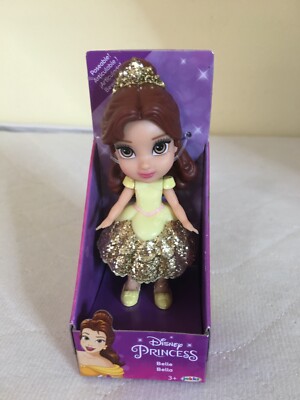 Disney Princess Mini Poseable 3.5" Doll Beauty and the Beast BELLE New ...
