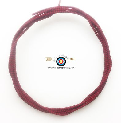 10' BCY Red/Black Speckled D Loop Rope Archery Bowstring Rope Drop Away ...