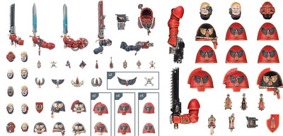Blood Angels Upgrade Sprues Both Primaris Versions Space Marine Army ...
