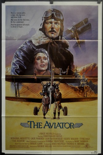 THE AVIATOR 1985 ORIGINAL 27X41 MOVIE POSTER CHRISTOPHER REEVE JACK ...