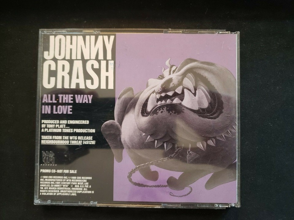 Johnny Crash RARE Promo CD 1990 All the Way In Love | eBay