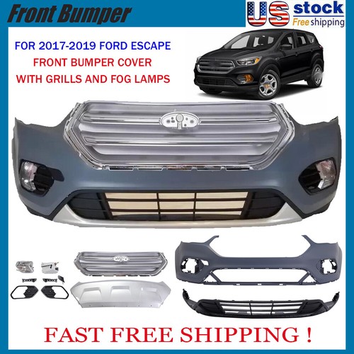 Fits For 2017/2018/2019 FORD ESCAPE FRONT BUMPER COVER Complete | eBay