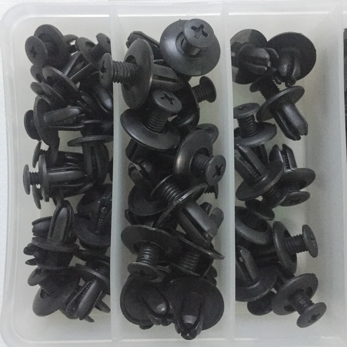 New 100 Pcs Car Push Pin Rivet Clip Bumper Door Panel Retainer Clips ...
