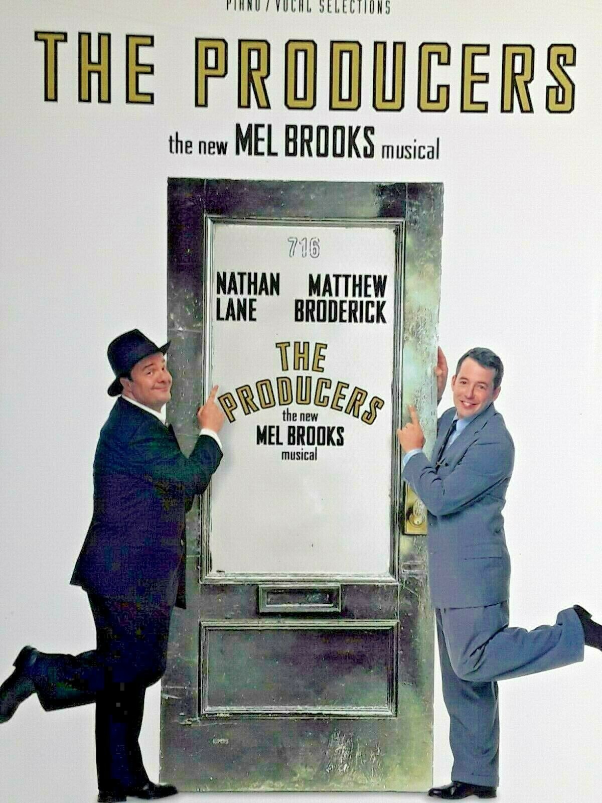 The Producers, Mel Brooks' Musical, for Piano/Vocal FREE SHIPPING | eBay