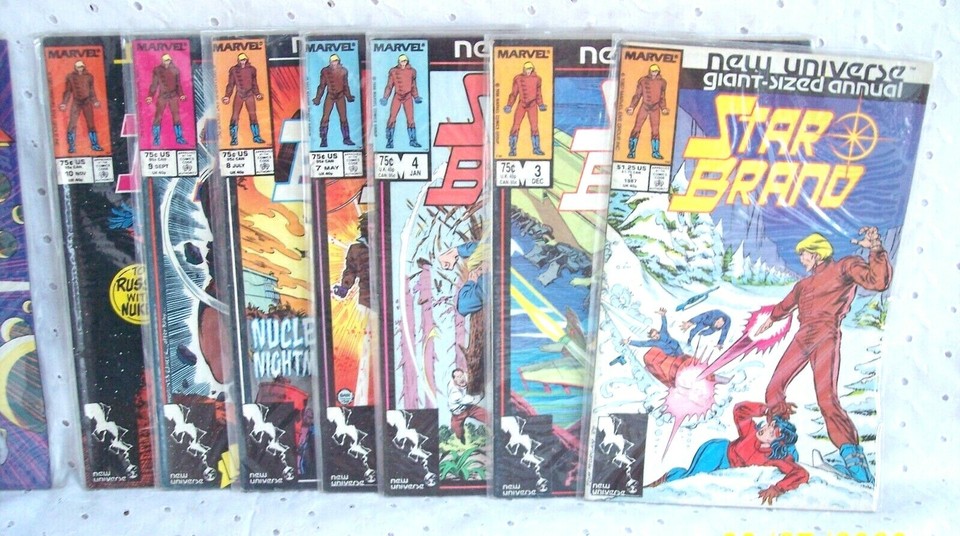 STAR BRAND # 1-3-4-7-8-9-10-11-13-14-15-16= MARVEL COMIC BOOKS :U ...