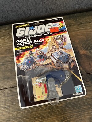 BRAND NEW GI Joe Cobra Action Pack Earth Borer MOTORIZED FACTORY SEALED ...