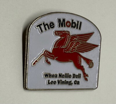 The Mobil Whoa Nellie Deli Restaurant Pegasus Lee Vining CA Lapel Pin ...
