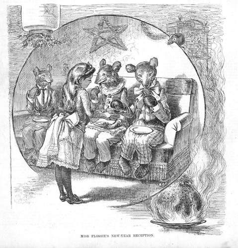 Miss Flossie's New Year Reception - Bears - by Culmer Barnes -1888 ...