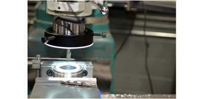 Bridgeport Mazak Jet Knee Mill SPINDLE QUILL MOUNTED Lamp LED Ring ...