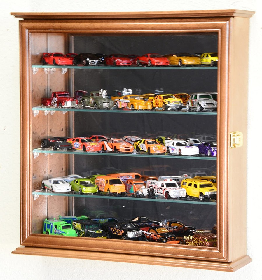 Car Display Case 30 Pcs Matchbox Model Toy Train 1/64 1/43 N HO Black ...