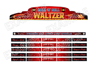 FunFair Fairground Decal Kit for DAPR Waltzer 1:50 Scale - Music Themed ...