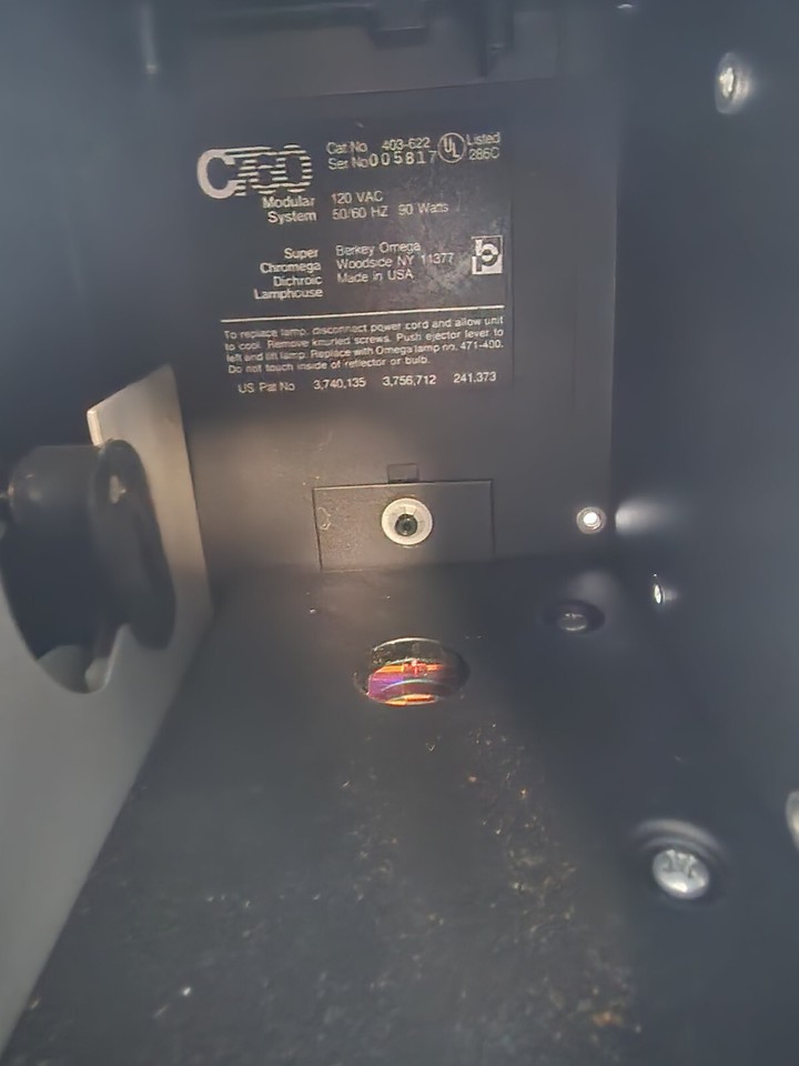 Super Chromega C760 Modular Dichroic System Omega Berkey - Tested ...