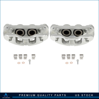 Pair Front Brake Calipers with Bracket For 2013-2020 Ford F250 F350 ...