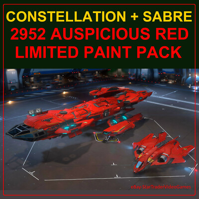 STAR CITIZEN PAINTS - 2952 AUSPICIOUS RED LIMITED PAINT Constellation ...