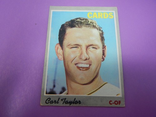 1970 Topps Baseball Carl Taylor Cardinals #76 | eBay