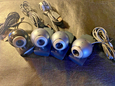 4x Logitech Web Camera V-UBC40 Quickcam Webcam Cam Clip On | eBay