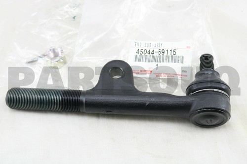 4504469115 Genuine Toyota END SUB-ASSY, STEERING RELAY ROD, RH 45044 ...