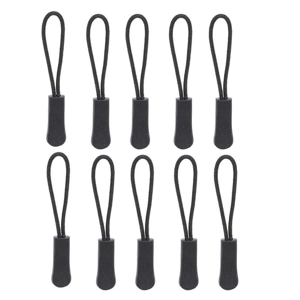 10Pcs Zipper Pull Puller Reusable Zipper Clip Zipper Rope Tab End Fit ...
