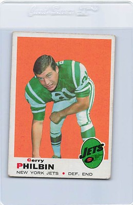 1969 Topps #262 Gerry Philbin Jets EX *DA-E88 | eBay