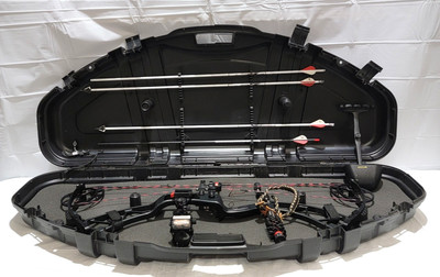 Obsession Huracon Compound Bow With Axcel Armortech HD Bow Sight- 5-Pin ...