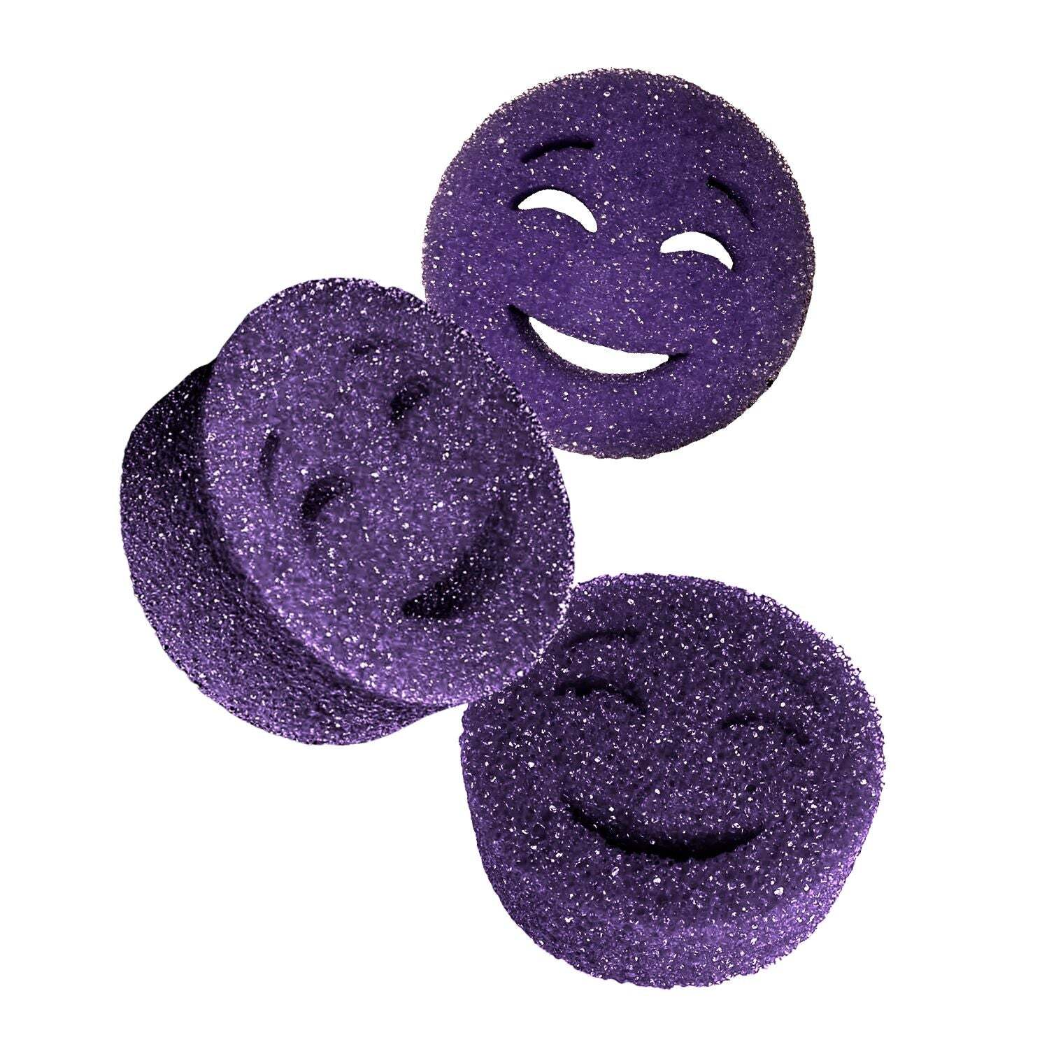 Original Scrub Moji Scrubbing Sponge (Set of 3) - Purple Temperature ...