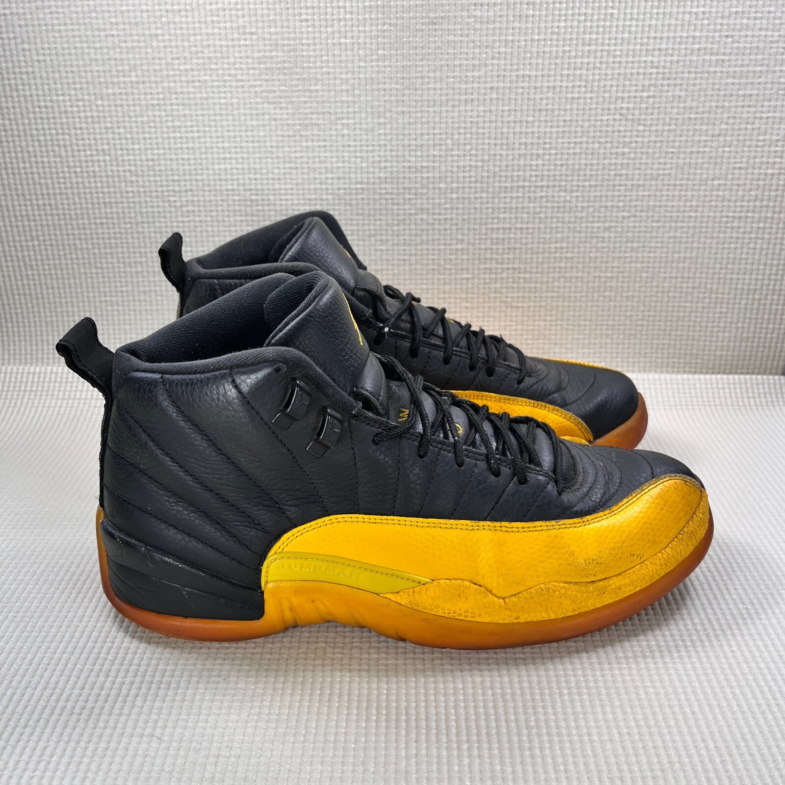 Nike Jordan 12 Retro University Gold Men's 10 Black 1… - Gem