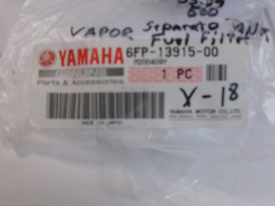 NEW OEM YAMAHA VAPOR SEPARATOR/FUEL FILTER 6FP-13915-00 | eBay