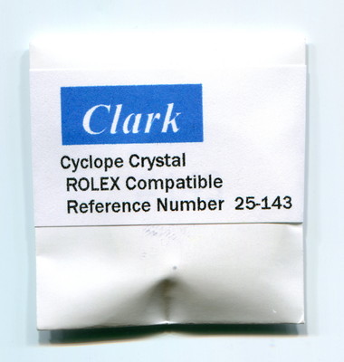 Crystal Ref. # 25-143 143 For Rolex "CLARK" crystals | eBay