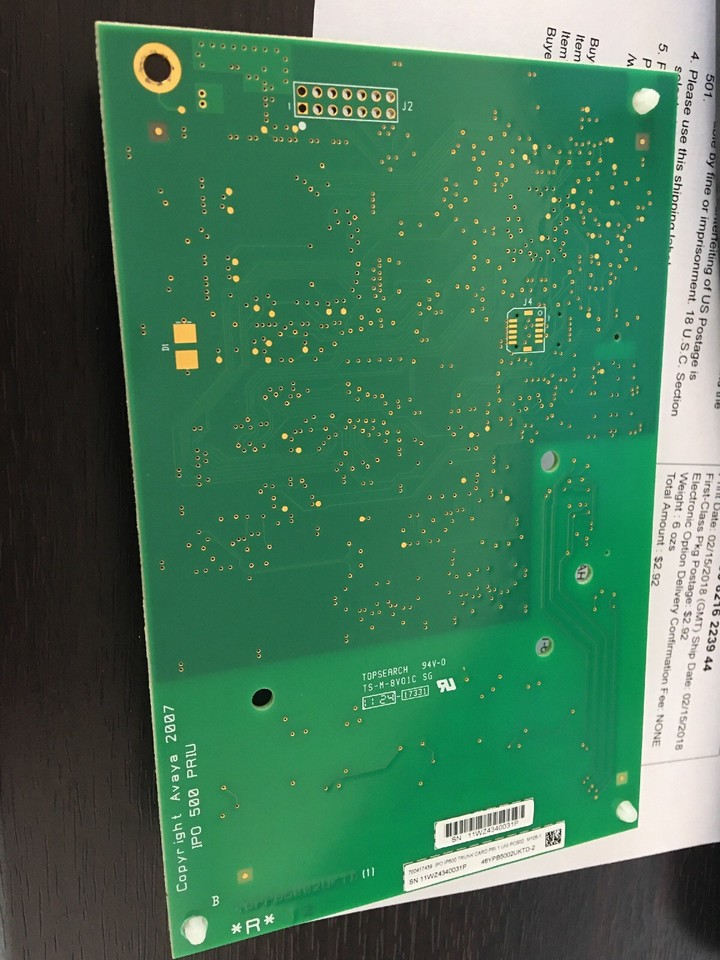 Avaya IP500 Universal PRI 1 Daughter Card - 700417439 - Used | eBay