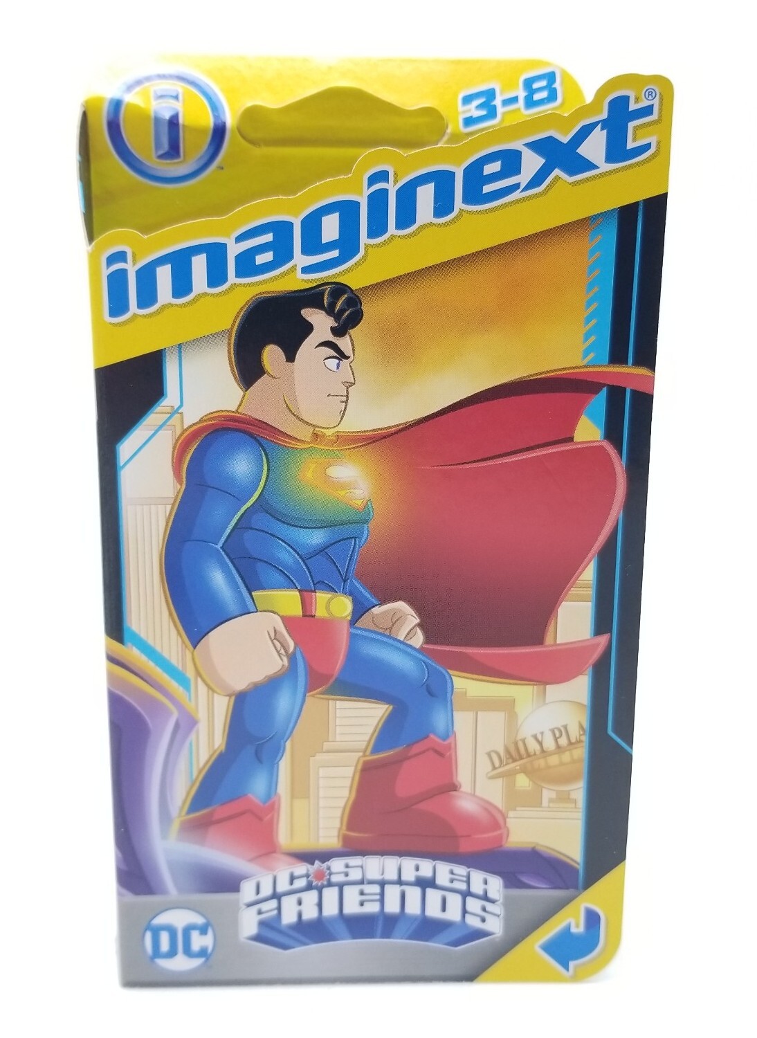 Imaginext DC Super Friends SUPERMAN 3" Action Figure Brand New Sealed ...