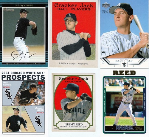 ⚾ 20 different JEREMY REED cards lot 2 RC 2002 - 2010 White Sox ...