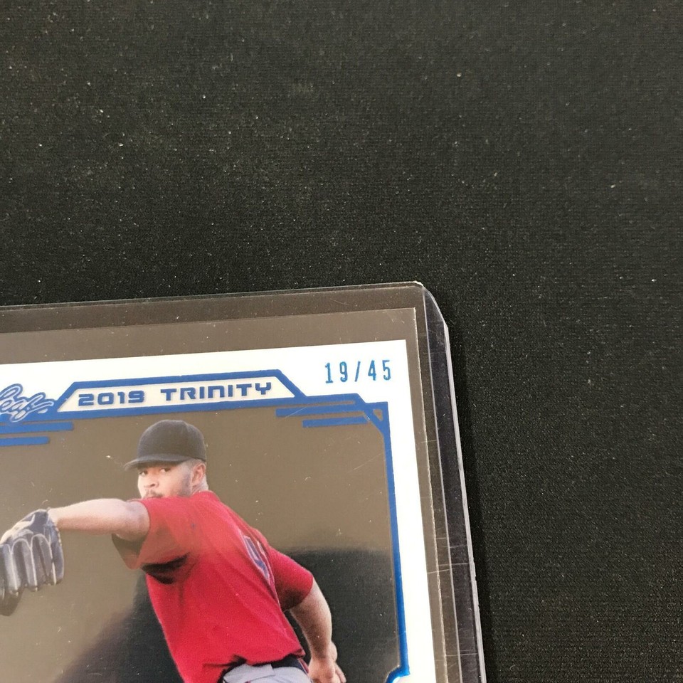 2019 Leaf Trinity BRENNAN MALONE Auto Clear 19/45 Blue *JY24 | eBay