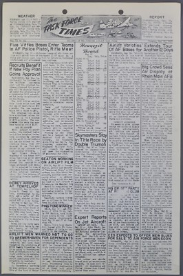 1949 COMBINED AIRLIFT TASK FORCE TIMES Military Newspaper VOL III NO ...