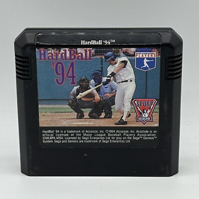 Sega Genesis Hardball ‘94 Authentic Tested & Working 1994 Official ...
