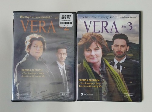 Vera DVD LOT: Set 2 & Set 3 (4-Disc Sets, 2012-2013) British Crime ...