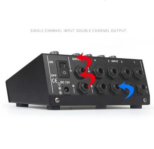 MIX-8P Reverb 8-Channel Mixer Mini Mixer Small Instrument Microphone ...