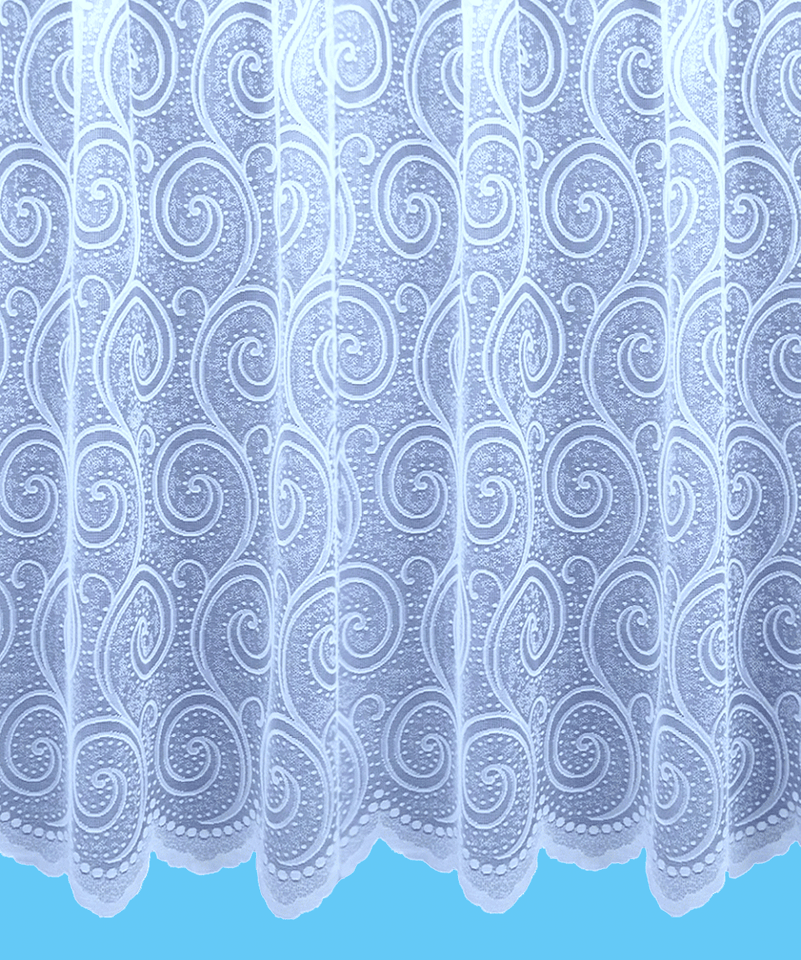 Floral Patterned Net Curtains - Free Postage - Sold By The Metre | eBay UK