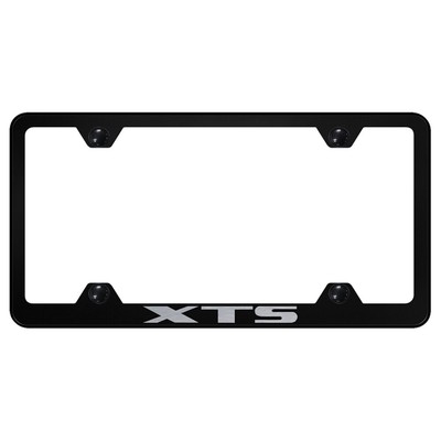 Black Wide Body License Plate Frame - Officially Licensed for Cadillac ...