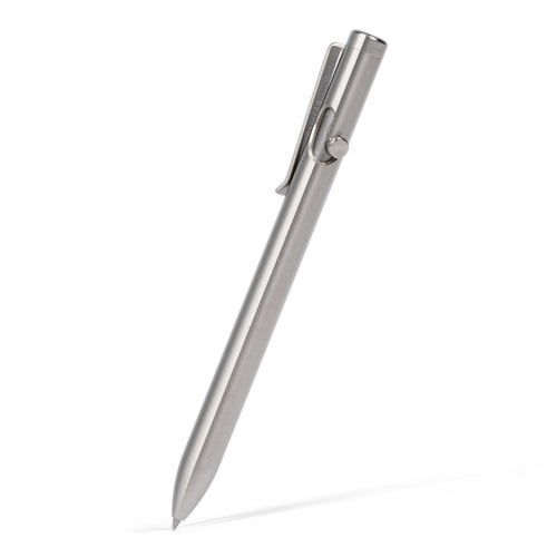 Titanium Bolt Action Pen - Standard Length [5.6"] - Retractable Ink ...