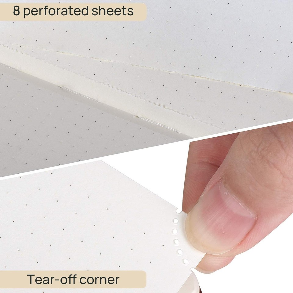 POPRUN Spiral Bullet Dotted Journal Notebook, [A5 Size] - 120 Gsm Thick ...