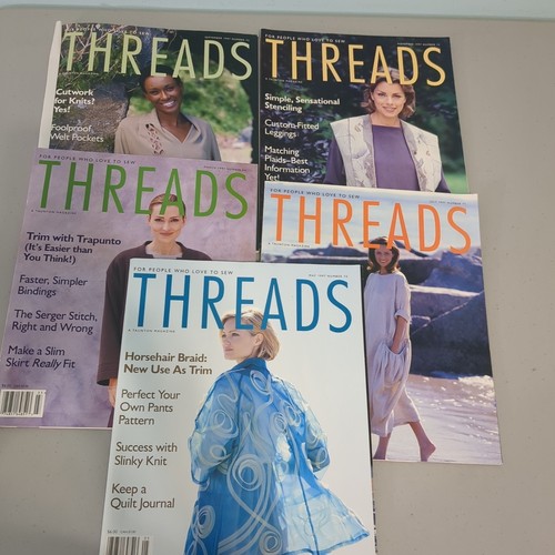 Threads vintage sewing magazines lot of 1997 | eBay