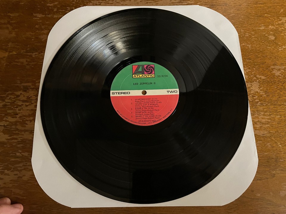 LED ZEPPELIN II (2) RARE RL HOT MIX Both Sides HEAR SAMPLES ! MONARCH ...