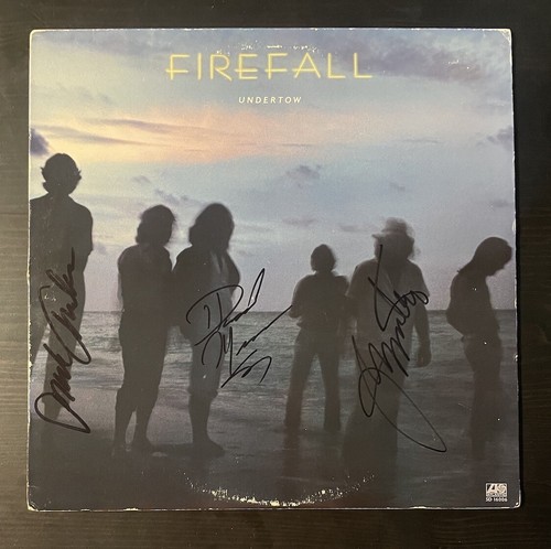 Firefall Undertow LP signed X3 Jock Bartley, Andes, And Muse Vinyl ...